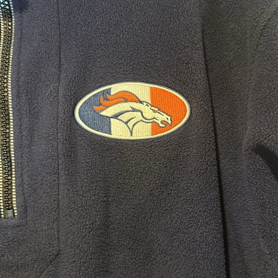 NFL Starter Pro Line Fleece Denver Bronco Pullover Size L | eBay