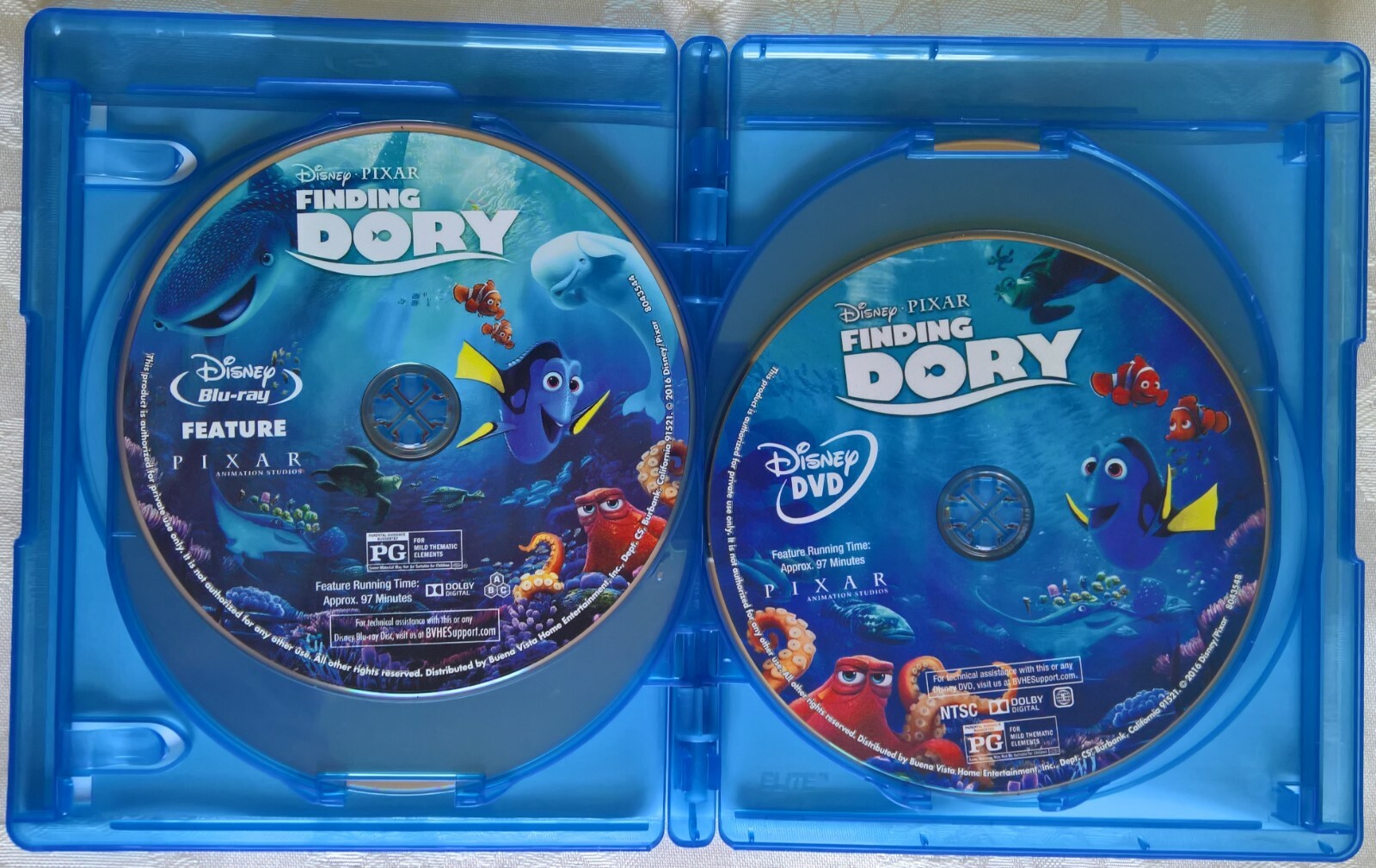Finding Dory 3D OOP Lenticular Slipcover (Blu-ray 3D+Blu-ray+DVD ...