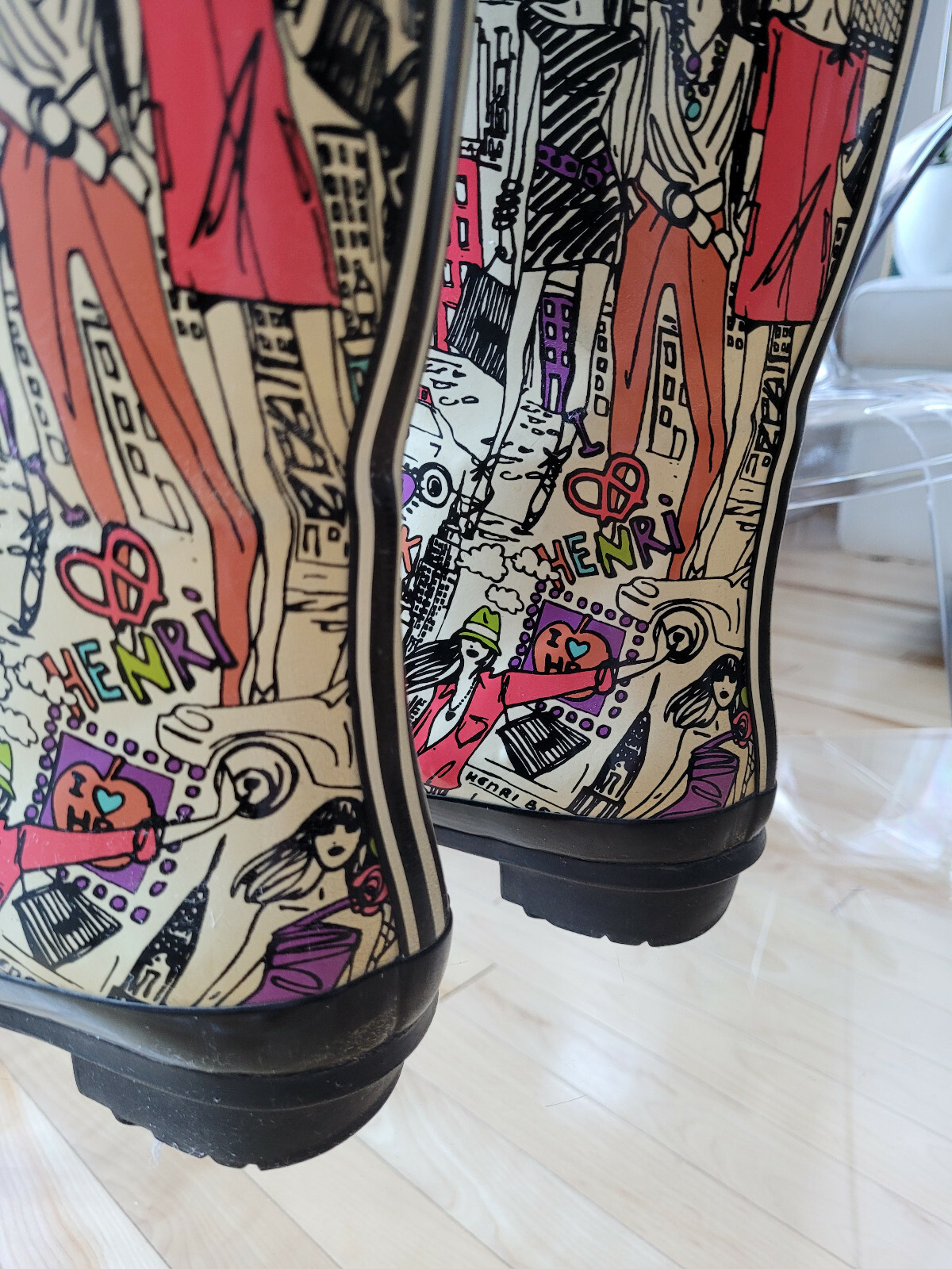 Henri Bendel Izak Zenou rain boots limited edition | eBay