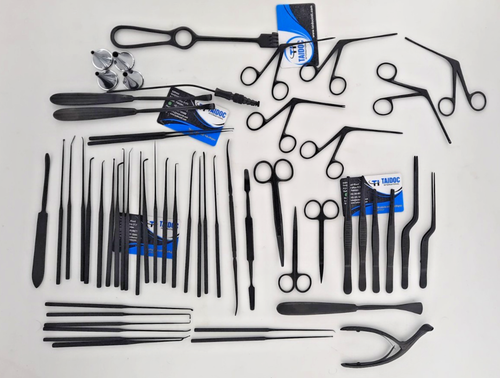 Tympanoplasty Instruments 58 Pcs Set Micro Ear Surgery ENT Instruments ...