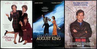 K068 Lot of 3 original Movie Posters: CEMETERY CLUB, AUGUST KING & Dear ...