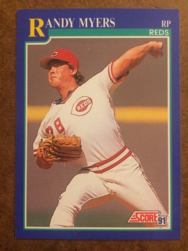 Randy Myers 501 Score 1991 MLB Baseball Trading Card | eBay