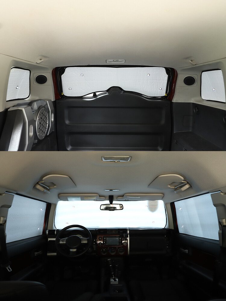 For Toyota FJ Cruiser 2007-2021 Full Window Sunshade UV Protection ...