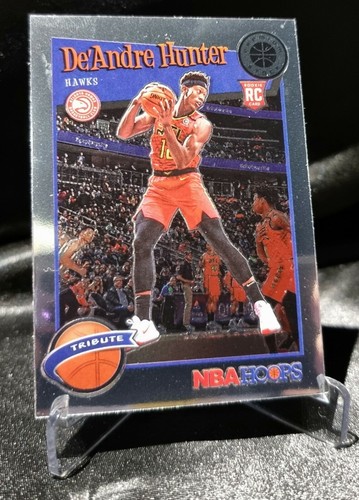 Deandre Hunter 2019-20 Hoops Premium Tribute Rookie Card #299 Hawks🔥🔥🔥 ...