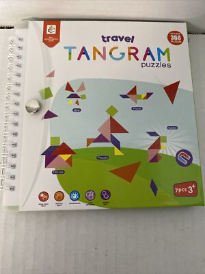 Travel Tangram Puzzle Magnetic Pattern Book Road Trip Game Jigsaw ...
