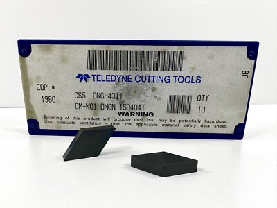 TELEDYNE DNG-4311 DNGN-150404T New Ceramic Inserts 1980 Grade CS5 10pcs ...
