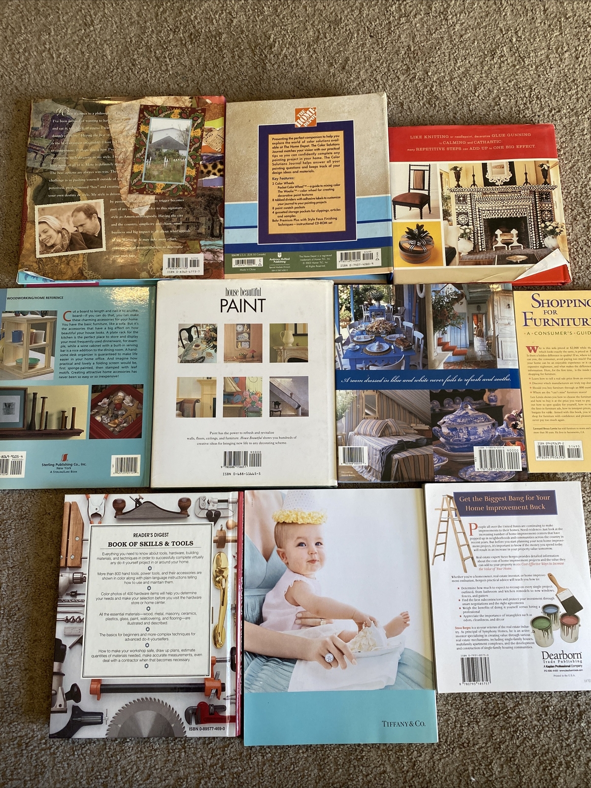 Lot of 10 DIY Home Improvement and Decor Books | eBay