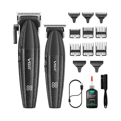 VGR 640 Professional Hair Clippers for Men, Cordless Barber Clippers ...