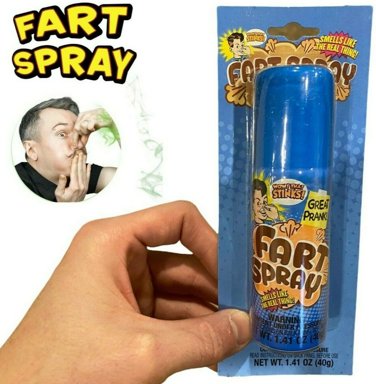 LARGE FART SPRAY CAN - GaG Liquid Stinky Poop Ass Turd Vomit Puke Stink ...