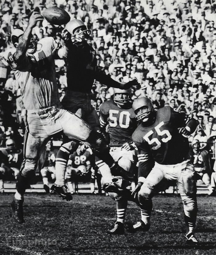 1950s NFL FOOTBALL San Francisco 49ers Vs Los Angeles Rams Sport Photo ...
