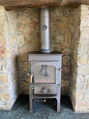 Clearview Pioneer 400P Wood Burning Stove 5KW Multi-Fuel Log Burner ...