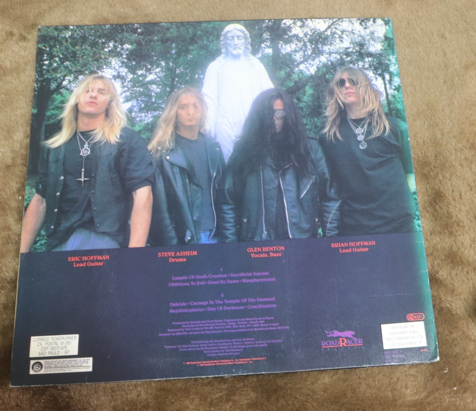 LP DEICIDE Deicide 1990 Insert Vinyl Death Metal | eBay UK