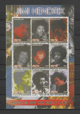 Lot 1311 Jimi Hendrix Block Türkmenistan Postfrisch | eBay