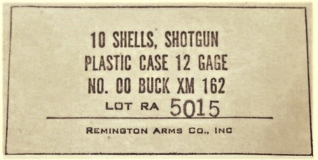 REMINGTON ARMS VIETNAM ERA PLASTIC XM162 00 BUCK NEW REPLICA 10 ROUND ...