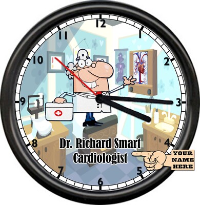 Doctor Physician Medical Heart Dr Cardiologist Personalized Name Wall ...