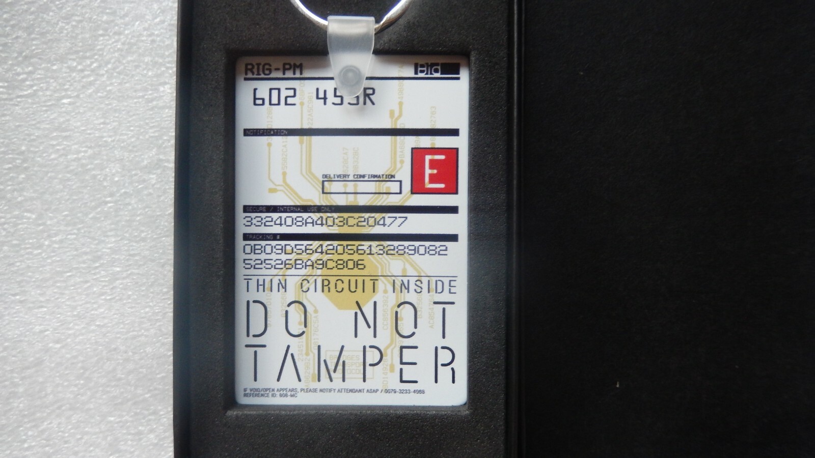 Death Stranding PS4 PROMO Cargo ID Keychain/Keyring Promotional DO NOT ...