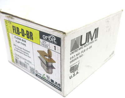Floor Box Assemblies FLB-D-BR - Steel Products ORBIT W/TAMPER RESISTANT ...