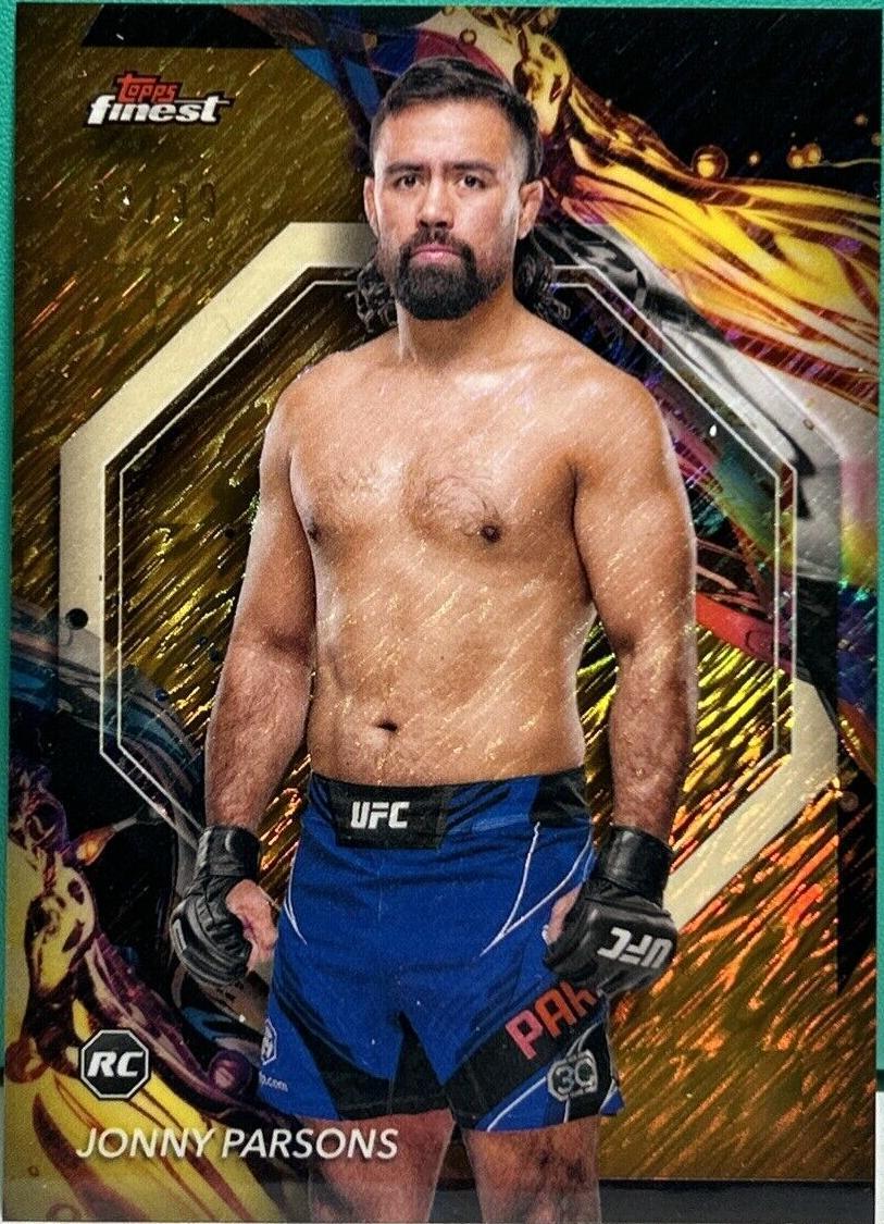 2024 Topps Finest UFC - Uncommon Jonny Parsons #109 Gold Shimmer ...