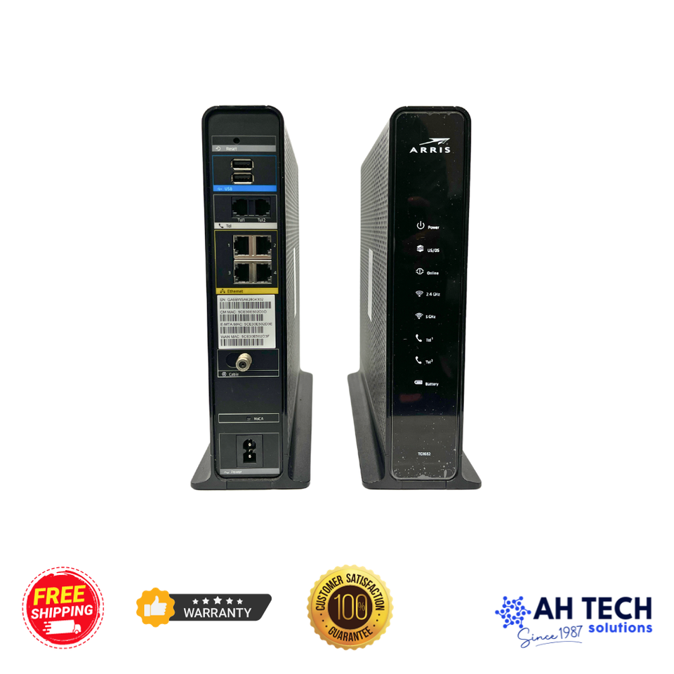 Lot X10 Arris TG1682G XB3 Dual-Band WiFi Telephony Cable Modem - Free ...