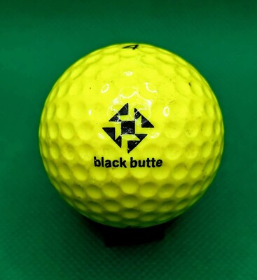 Vintage Yellow Black Butte Ranch Resort logo golf ball (Oregon) | eBay