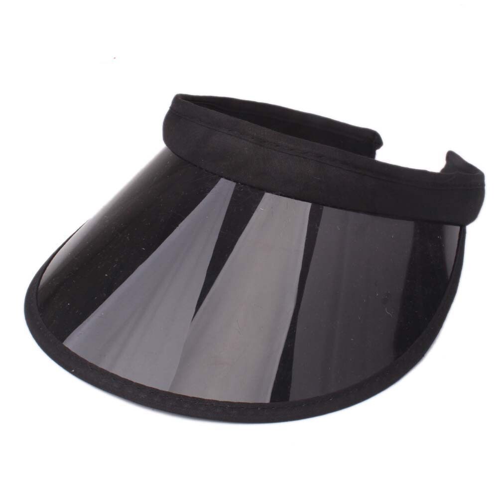 Clear Plastic Sun Visor Hat Anti-UV Men Women Transparent Baseball ...