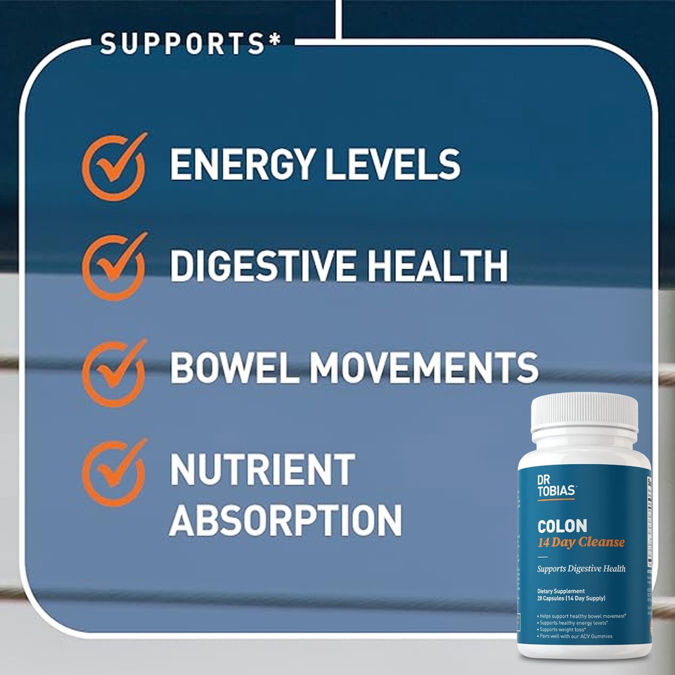 Dr. Tobias Colon 14 Day Cleanse - Probiotics, Senna Leaf - Gut and ...