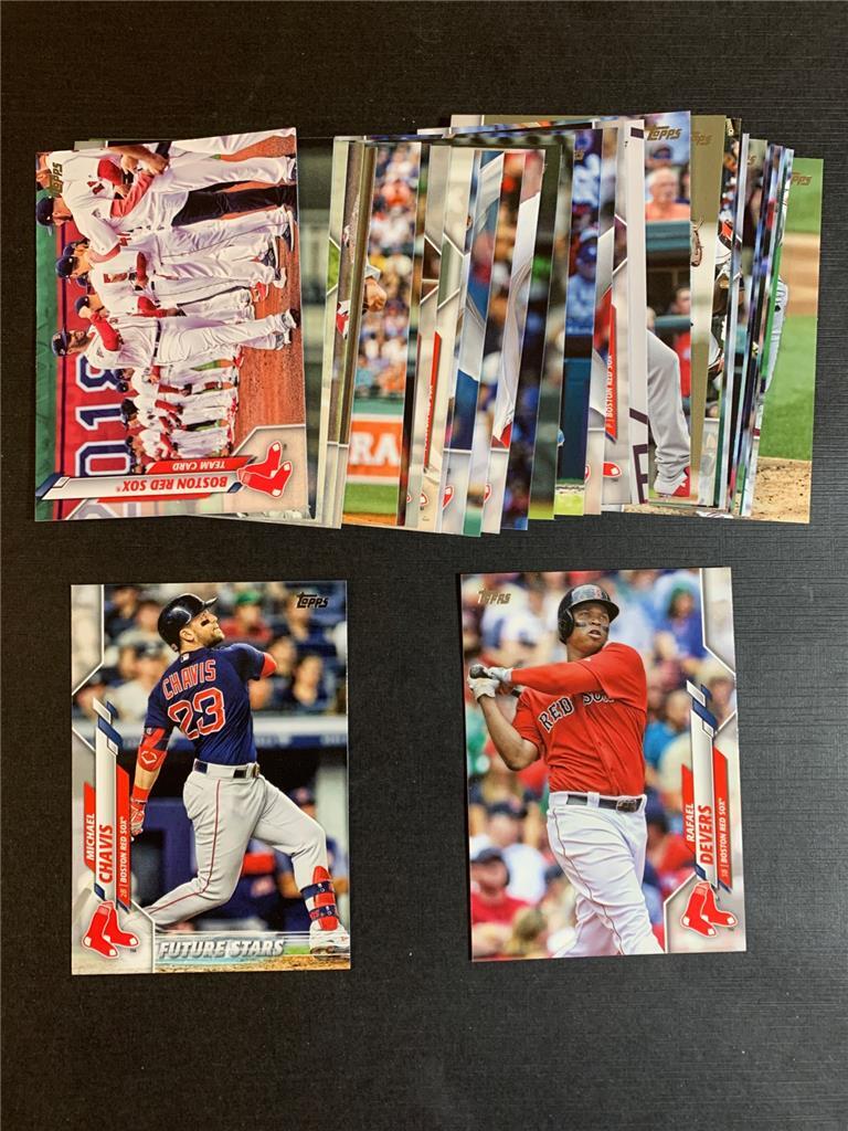 2020 Topps Boston Red Sox Team Set Series 1 2 Update 34 Cards | eBay