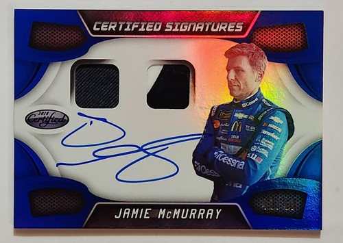 2018 Panini Certified - Certified Signature Swatches Jamie McMurray # ...