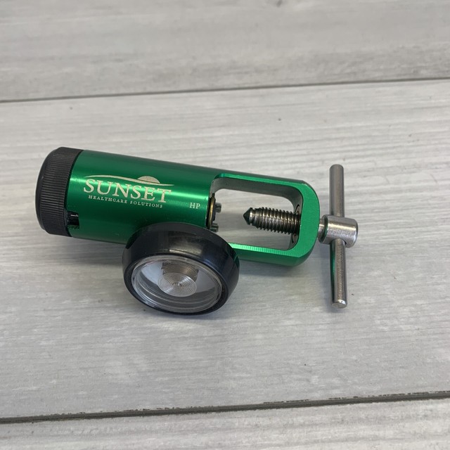 Sunset Healthcare Model RESO43 Brass Integral 50 PSI 0-15 L/min O2 ...