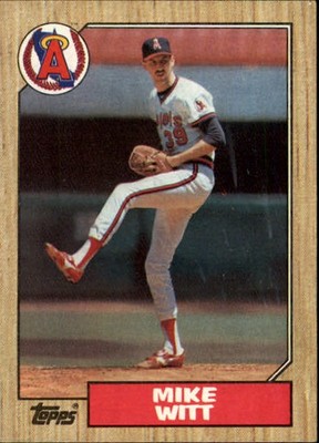 1987 Topps #760 Mike Witt - BB | eBay