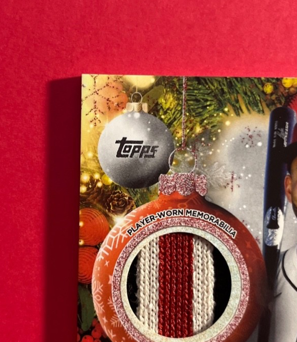 2025 TOPPS HOLIDAY JORDAN LAWLAR PLAYER WORN RELIC PR-JL TRI COLOR ...
