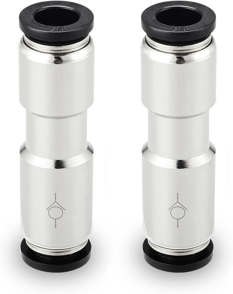 1/4" OD Check Valve Push to Connect One Way Inline Air Pneumatic Valves ...