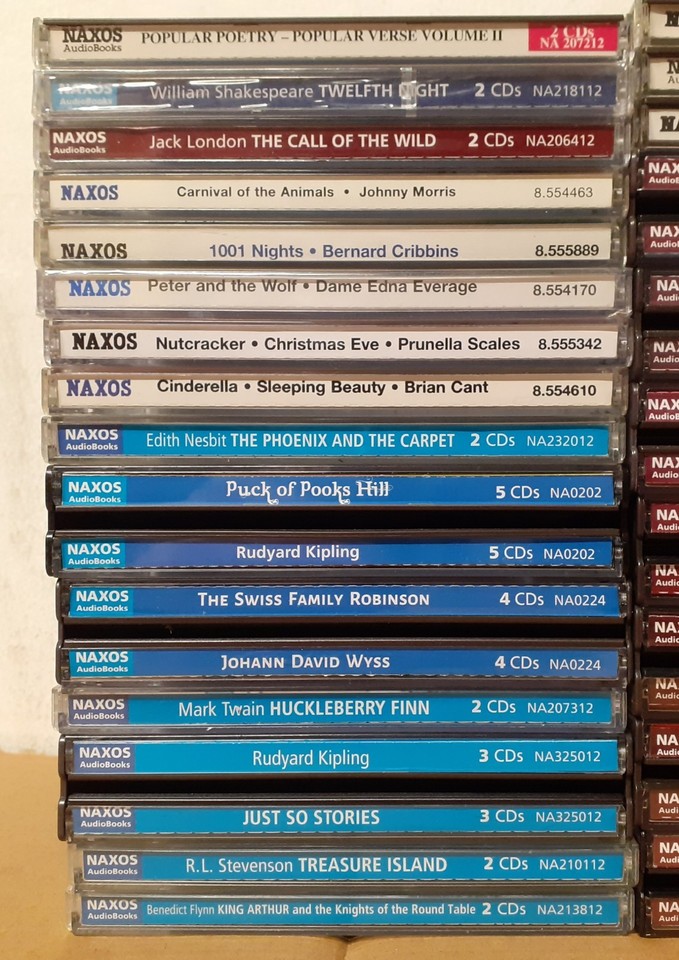 35x Job Lot Naxos CD Audio Book Bundle (93 Disc Collection) | eBay UK