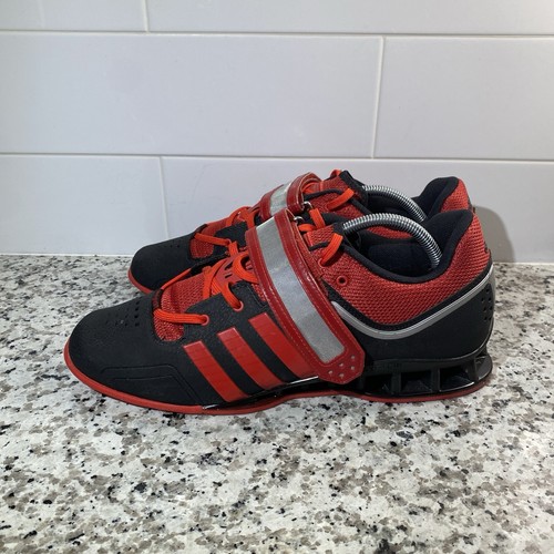 Adidas Adipower Red/Black Weightlifting Shoes Size US 12 Men's Gently ...