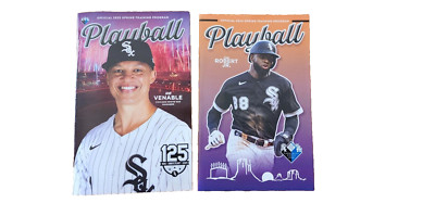 Official 2024 AND 2025 Chicago White Sox Spring Training Programs | eBay