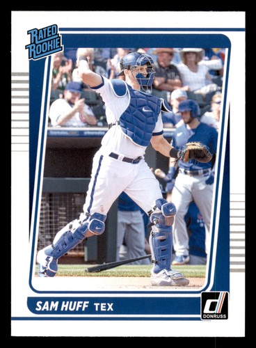 2021 Donruss Sam Huff #44 RR, RC Texas Rangers | eBay