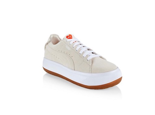Puma Women's Mayu Ami Deconstructed Suede Sneaker - Pristine (Off-White ...