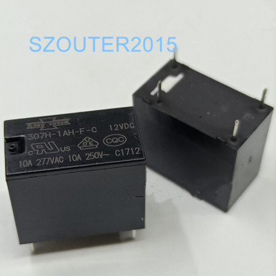 2PCS 307H-1AH-F-C-12vdc 10A Relay 307H-1AH-F-C-12v 4PIN New | eBay