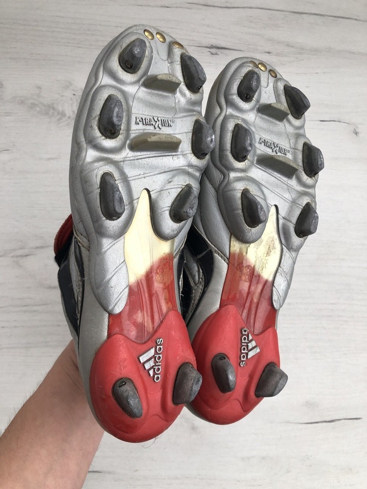 Adidas Predator Precision SG Silver Football Soccer Cleats Boots US6 ...