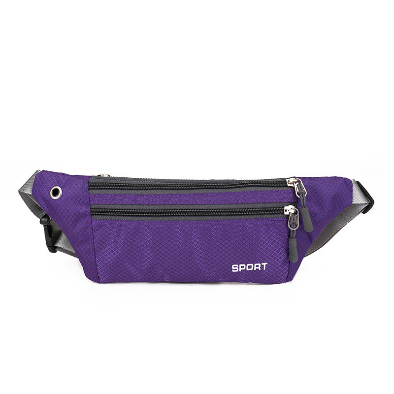 Waterproof Sport Runner Waist Bum Bag Running Jogging Belt Pouch Zip ...