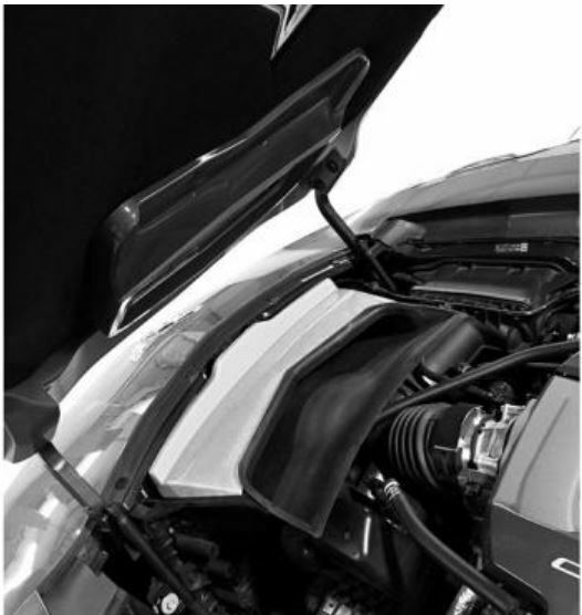 Lower Air Heat Extractor Cover 2014-2019 C7 Corvette Stingray Z06 Grand ...