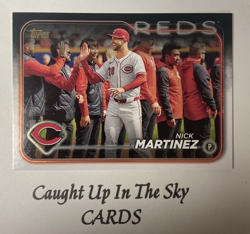 2024 Topps Update Nick Martinez Golden Mirror SSP Cincinnati Reds PR/75 ...