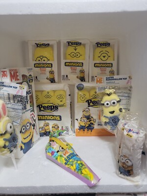 Lot of New Minion Despicable Me Peeps, Twinkies & Marshmellow Items | eBay