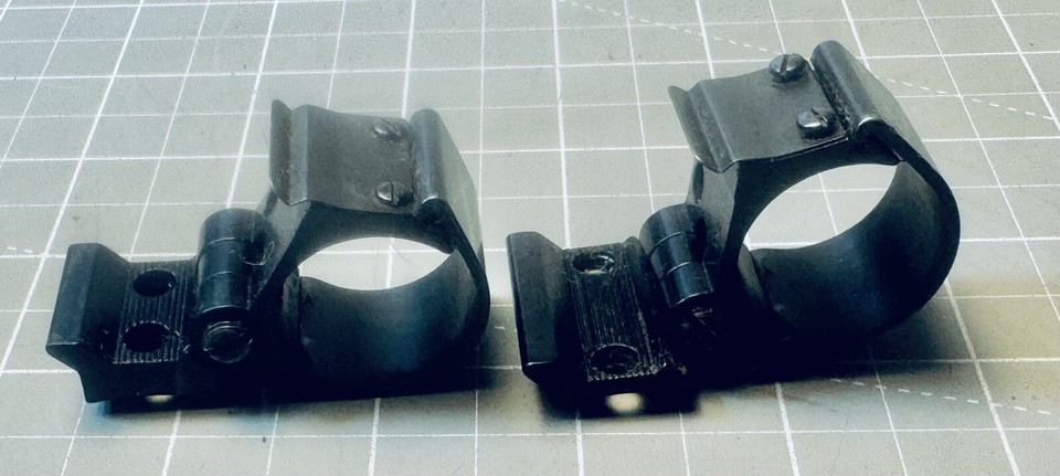 Weaver Scope Pivot Mounts W/ 1” Rings Includes Rifle Mount Bases Patent ...