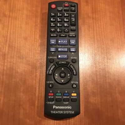 Panasonic N2QAKB000072 Blu-ray Theater System Remote Control SC-BT200 ...