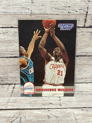 1993-94 Hoops Kenner Starting Lineup Cards - Dominique Wilkins (invB ...