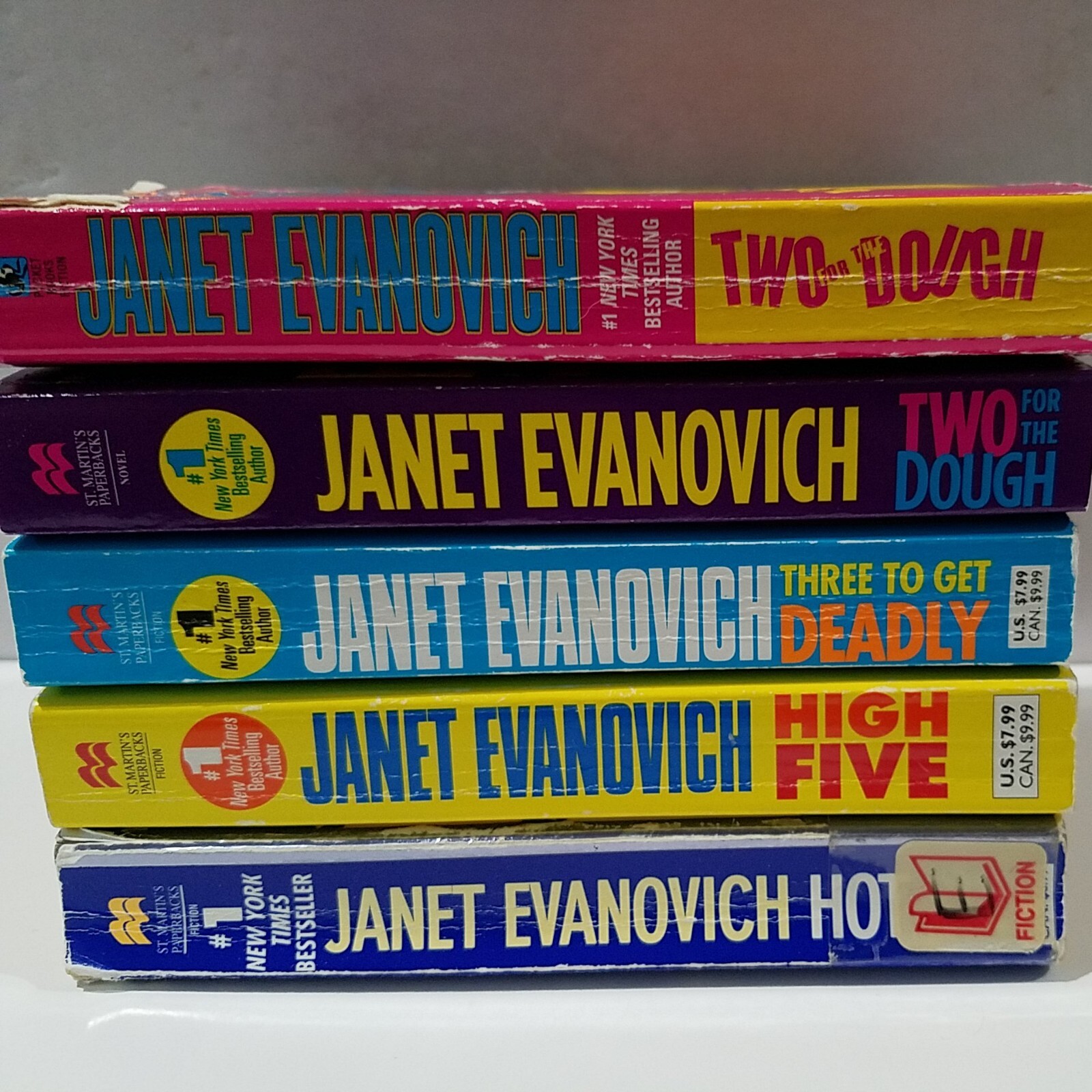 Lot of 5 Janet Evanovich The Stephanie Plum Novels Paperback Books | eBay