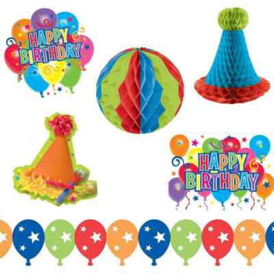 Birthday Fever Balloon Fun Streamers Adult Birthday Party Room ...