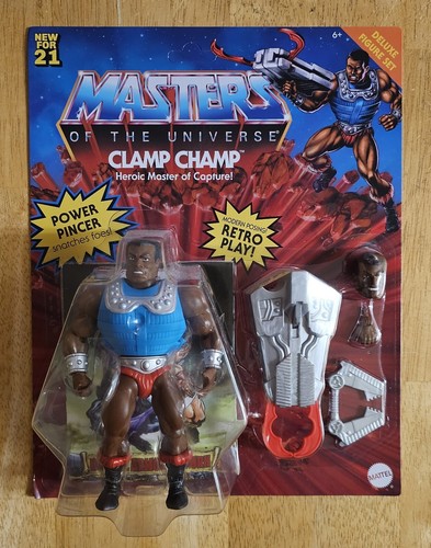 Clamp Champ Masters Of The Universe Origins Deluxe MOTU UNPUNCHED CARD ...