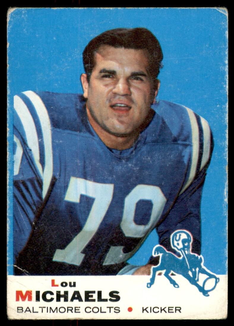 1969 Topps Football Lou Michaels Baltimore Colts #116 | eBay